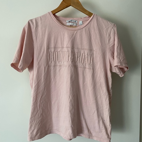 Country Road | Tops | Country Road Heritage Tshirt Pink | Poshmark